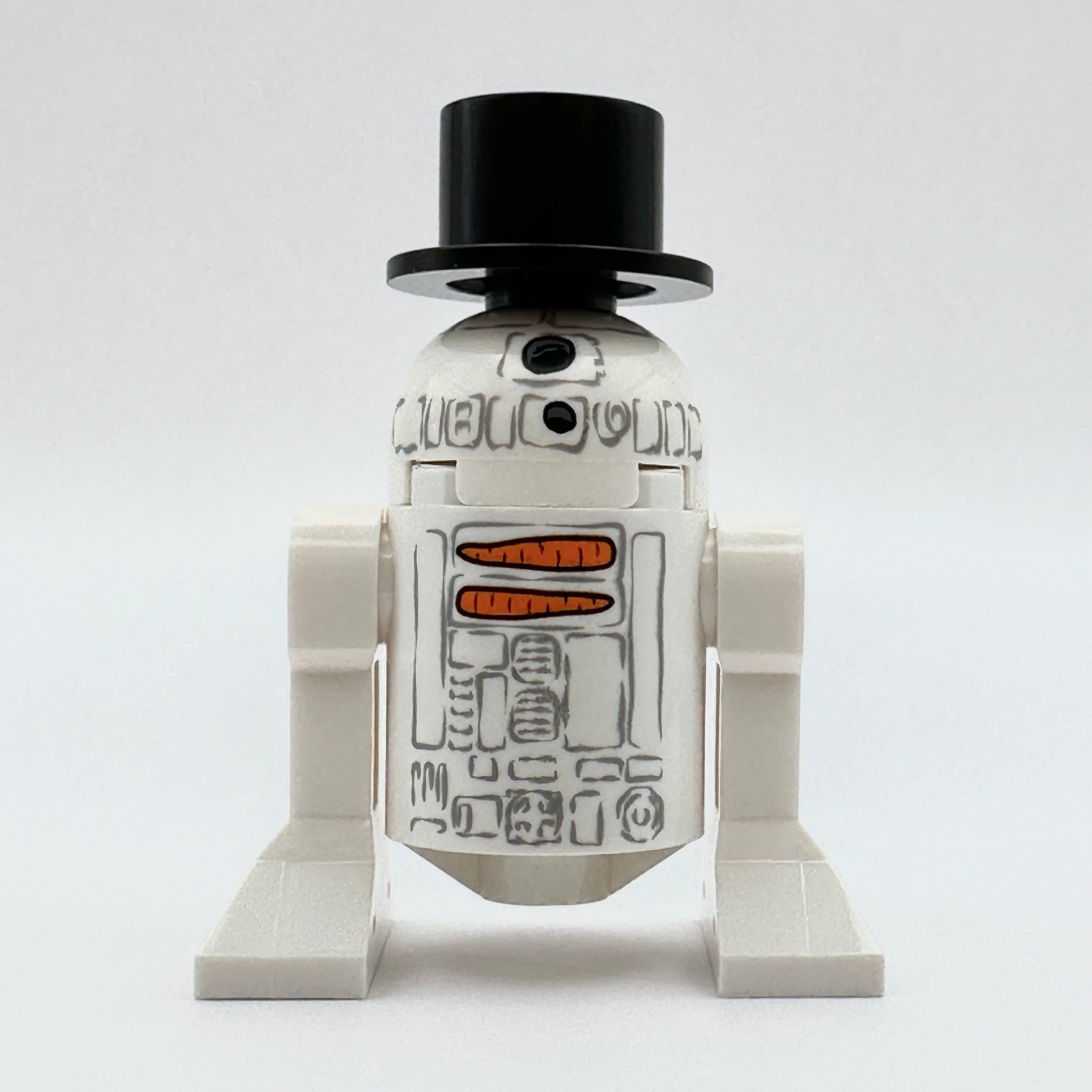 LEGO Snowman R2-D2 Minifigure [Holiday] – Imperial Brickz