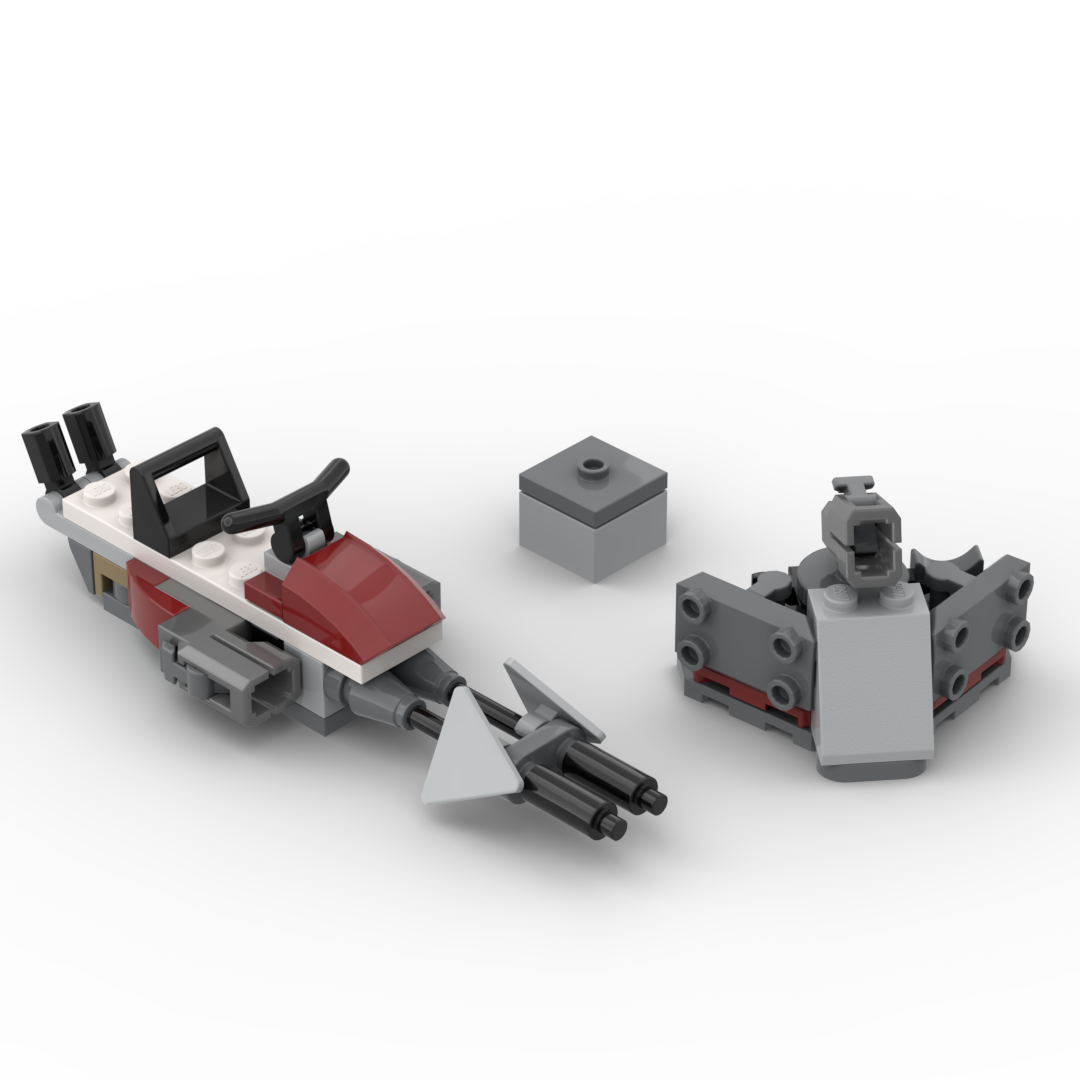 LEGO Republic Speeder & Turret [75372] – Imperial Brickz